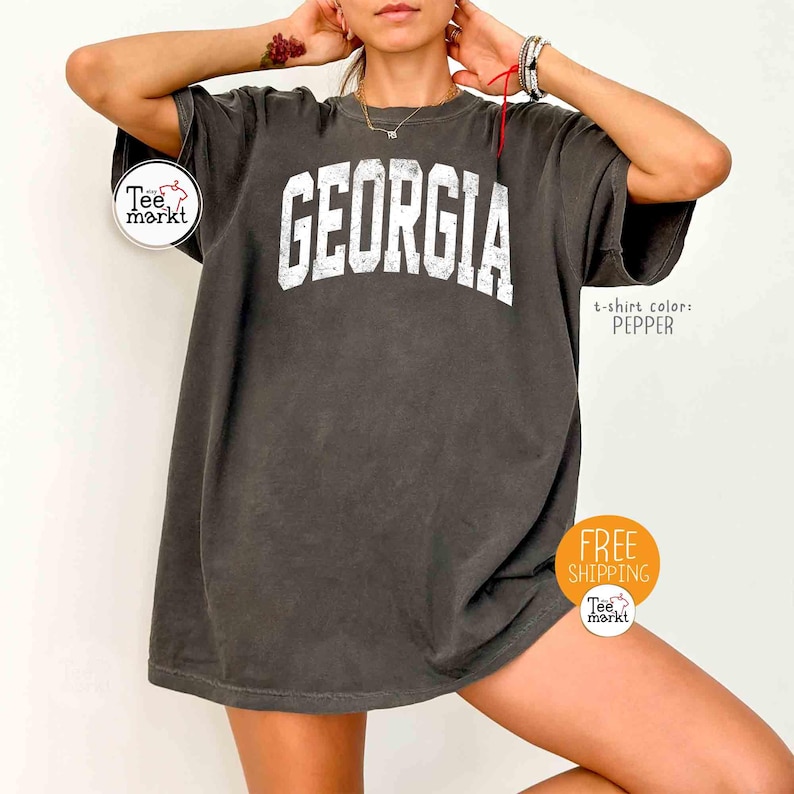 Comfort Colors® Georgia Shirt, Georgia State Shirt, Atlanta Georgia ...