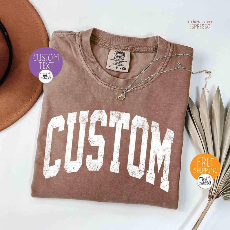 Comfort Colors® Custom Team Mascot Shirts, School Spirit Mascot Fan ...