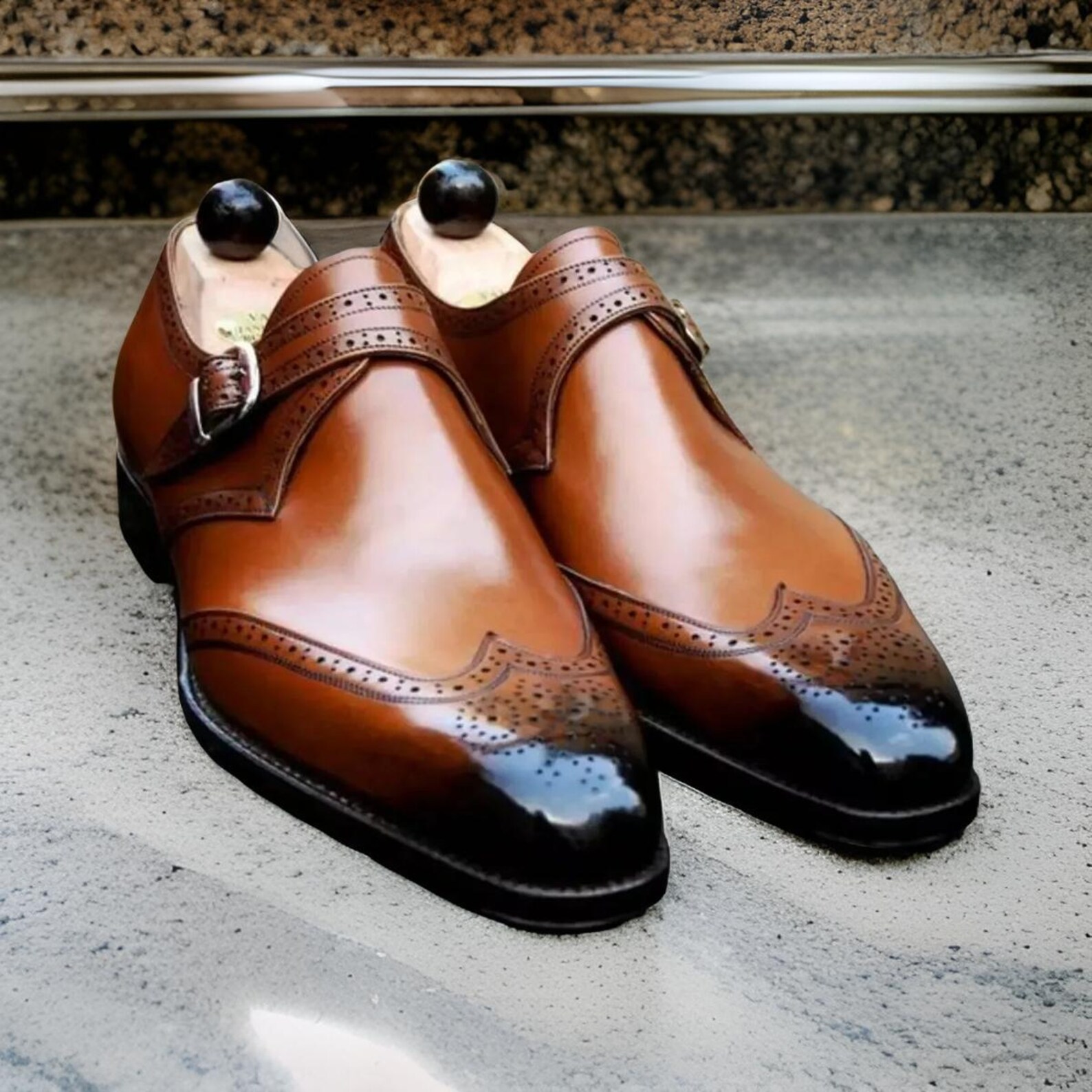 Handmade Mens Brown Leather Shoe, for Weeding, Formal Shoes - Etsy