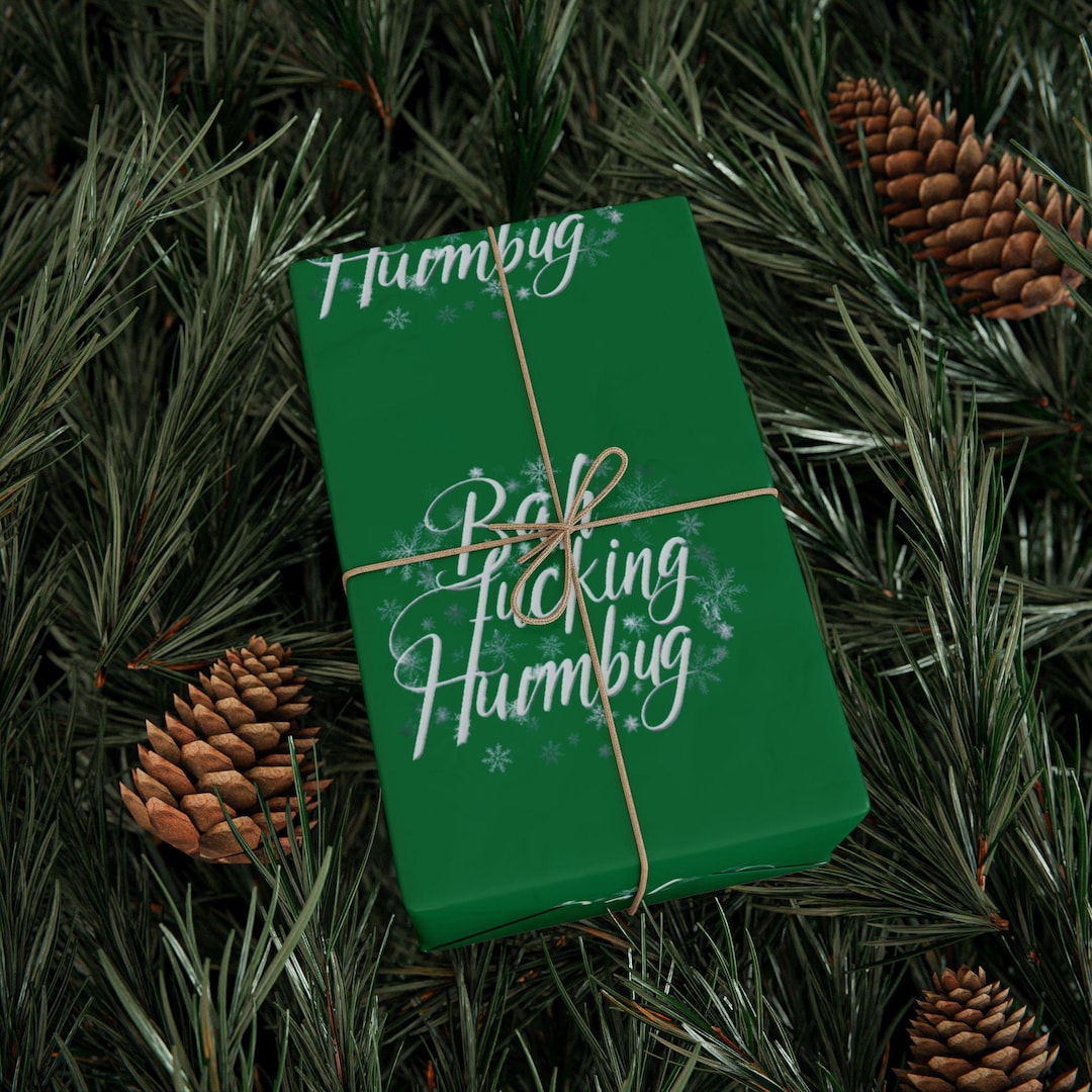 Funny Christmas Wrapping Paper, Fun Holiday Gift Wrap, Unique Gift Wrap ...