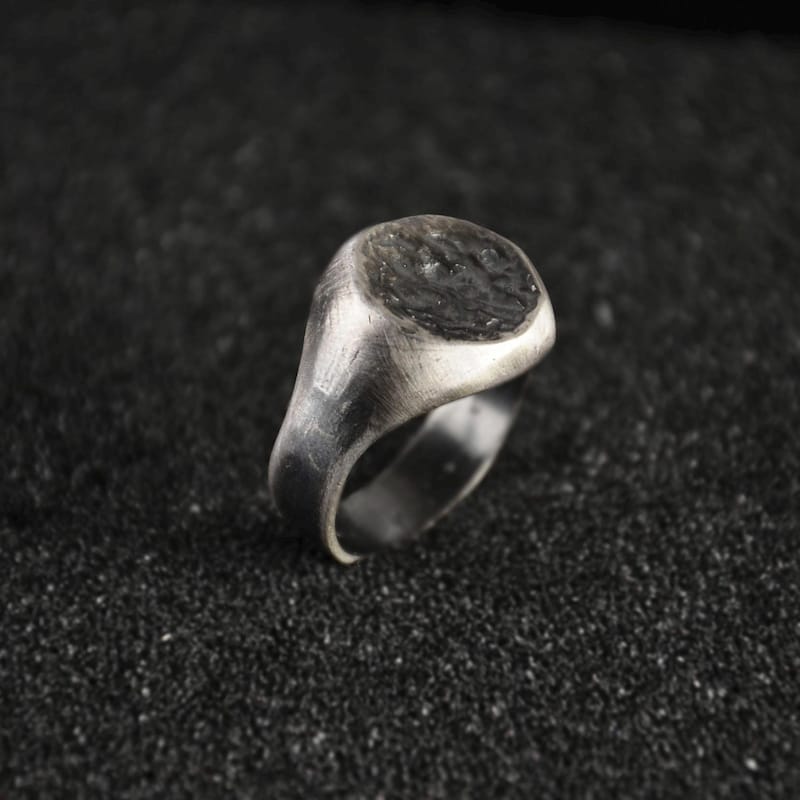 Oxidized Silver Ring - Etsy