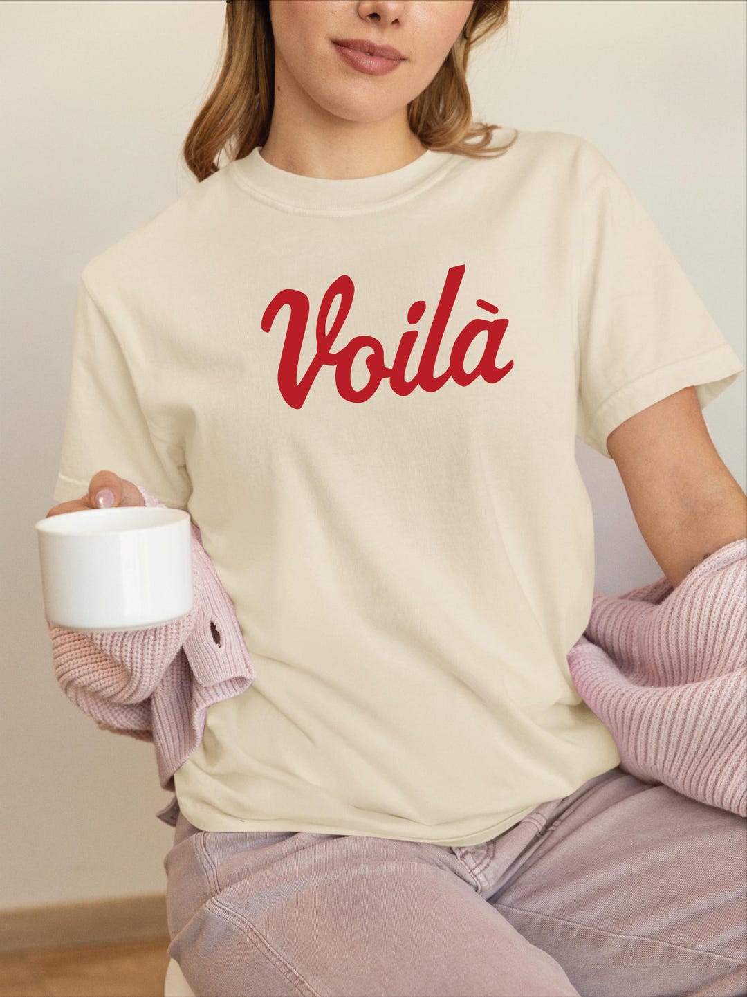 Voilà France T-shirt: French Wording Tee - Etsy