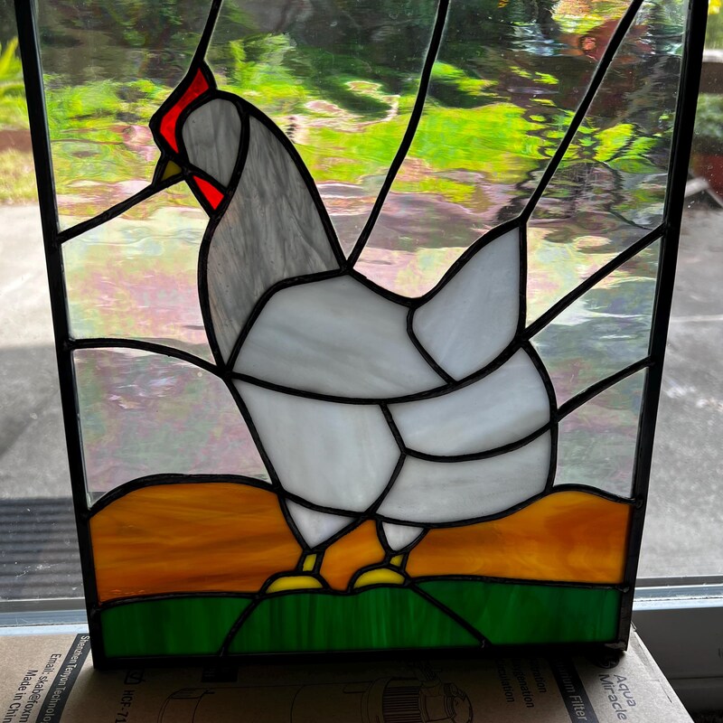 Stained Glass Chickens - Etsy