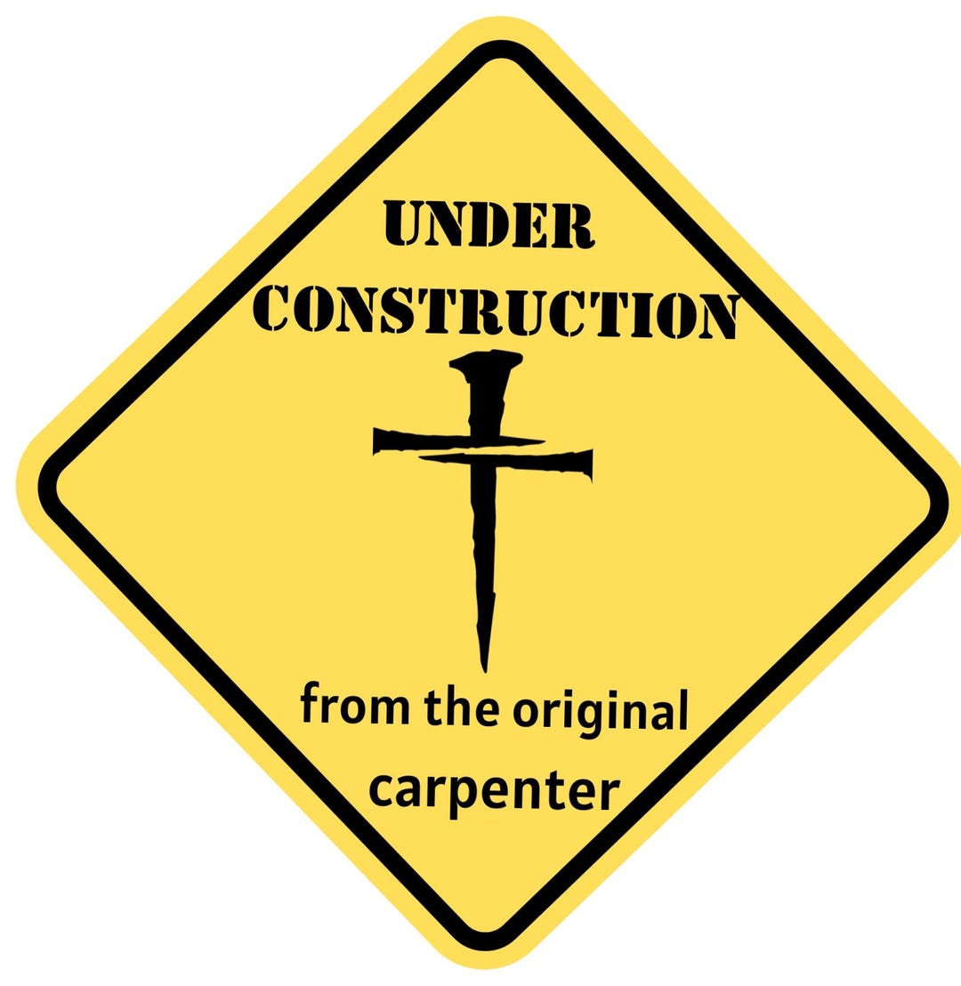 Under Construction From the Original Carpenter Vinyl Decal - Etsy