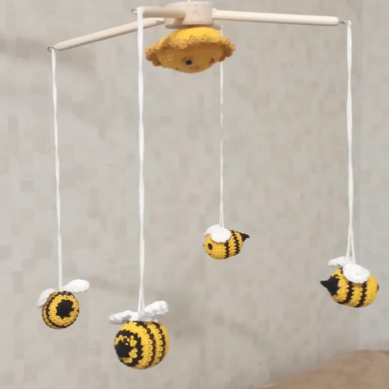 Bee Baby Mobile - Etsy