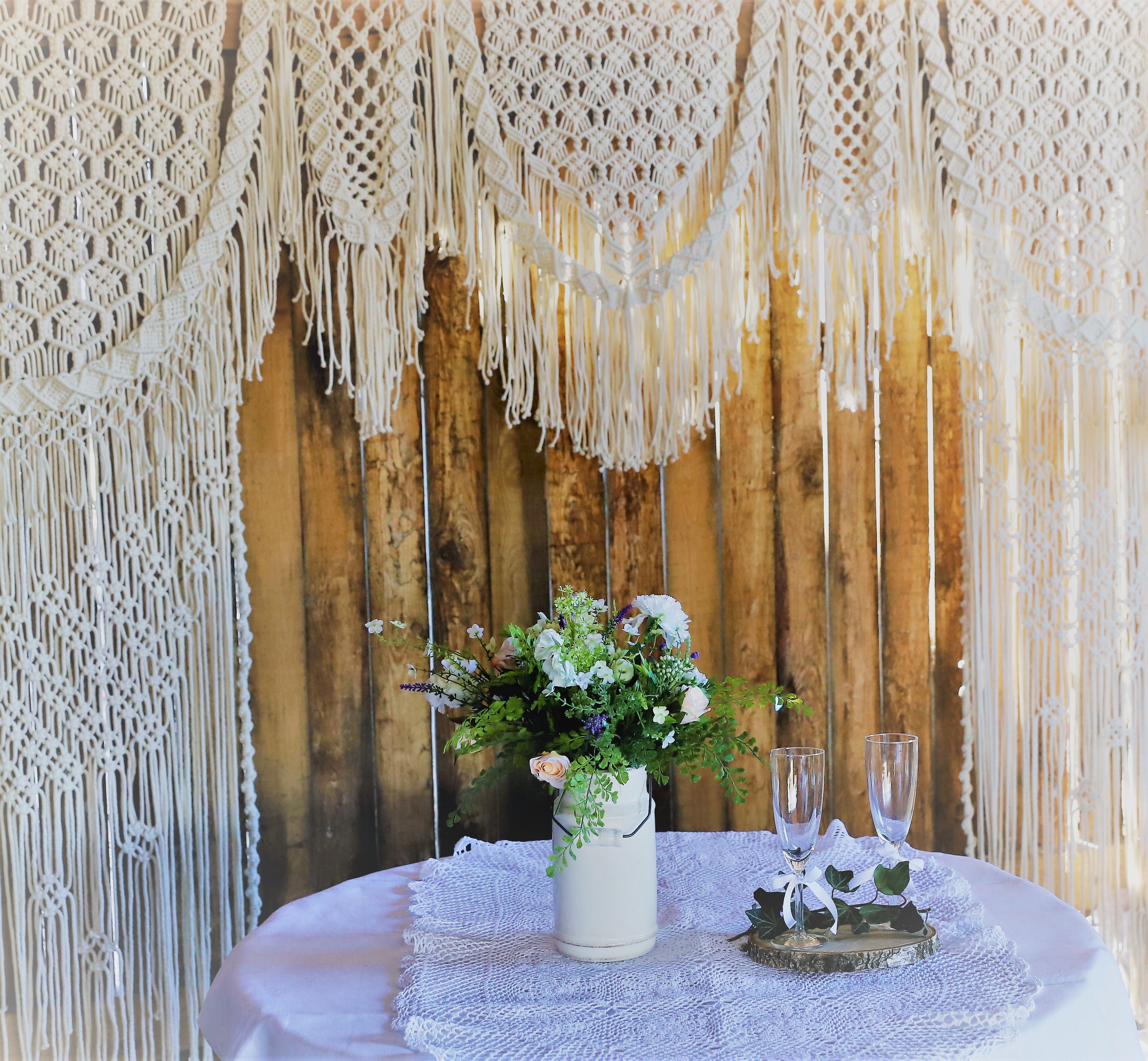 Extra Large Macrame Wedding Backdrop - Etsy