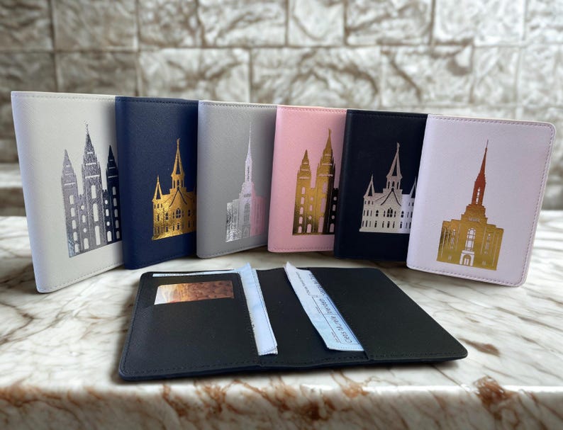 UTAH Temples; Ordinance Card Wallet With Recommend Holder; LDS Worker ...