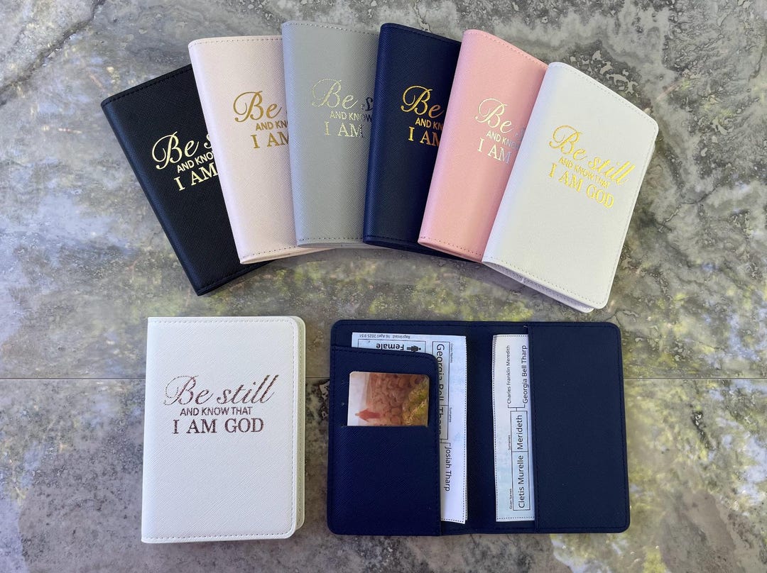 Ordinance Card Wallet With Temple Recommend Holder: Be Still and Know ...