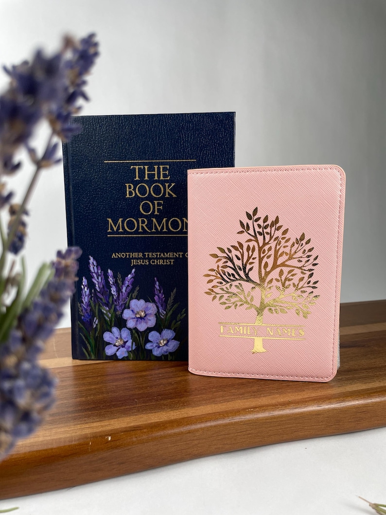 Family Tree; Ordinance Card Wallet With Temple Recommend Holder; LDS ...
