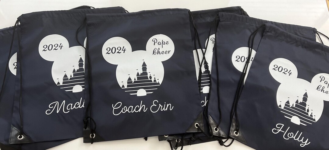 Personalized Drawstring Cinch Sack: Team, Name, or Logo - Etsy
