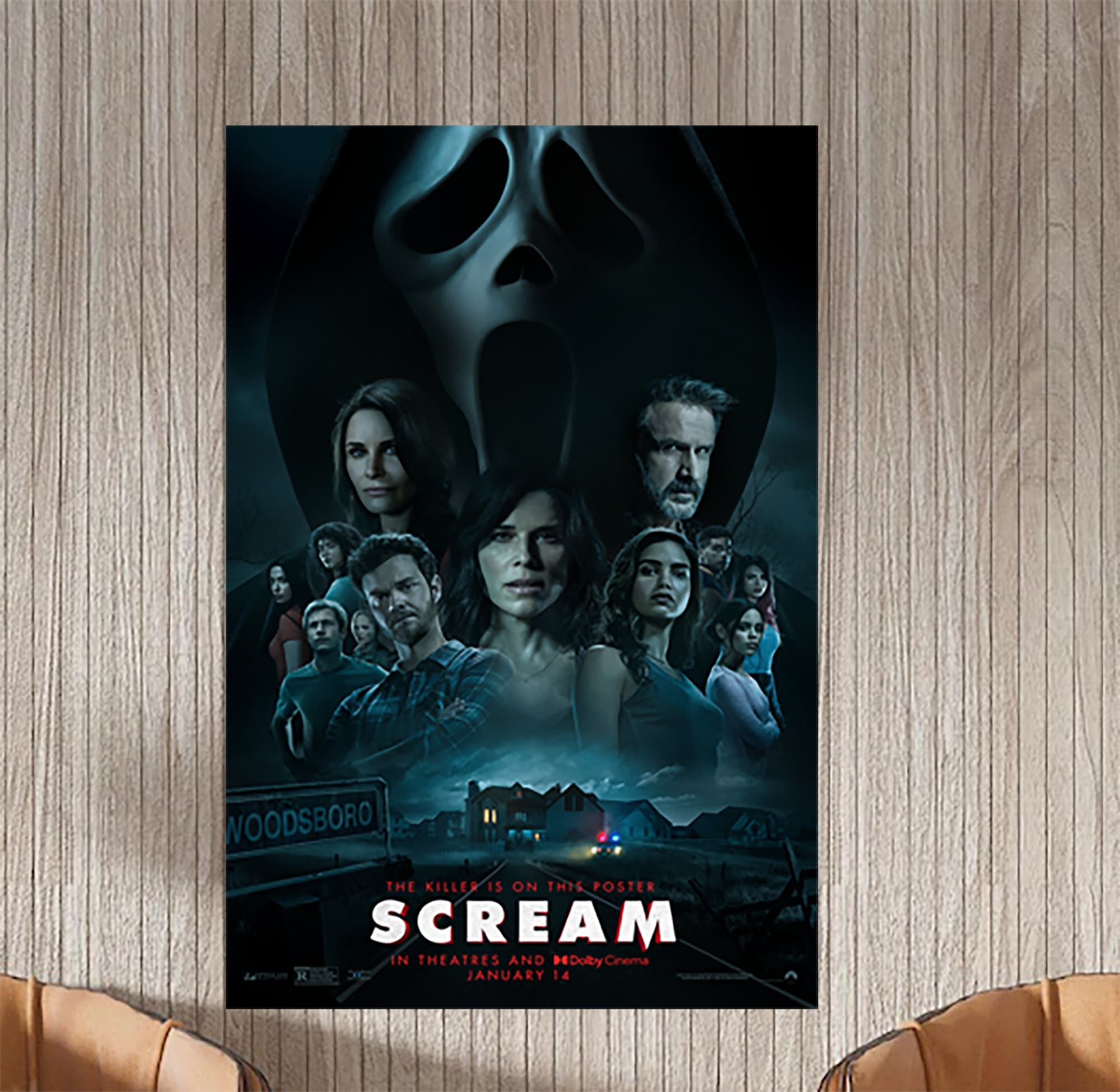Scream And Movie Characters Serial Killer Movie Poster, Ghostface ...