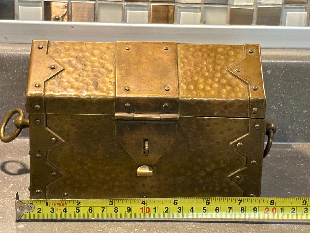 Altar Chest for Sacred Objects. Made by a Bronze/brass Goldsmith ...