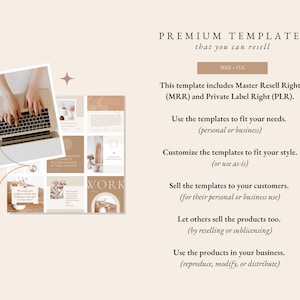 PLR MRR Instagram Post Templates | Service Based Business | Small ...
