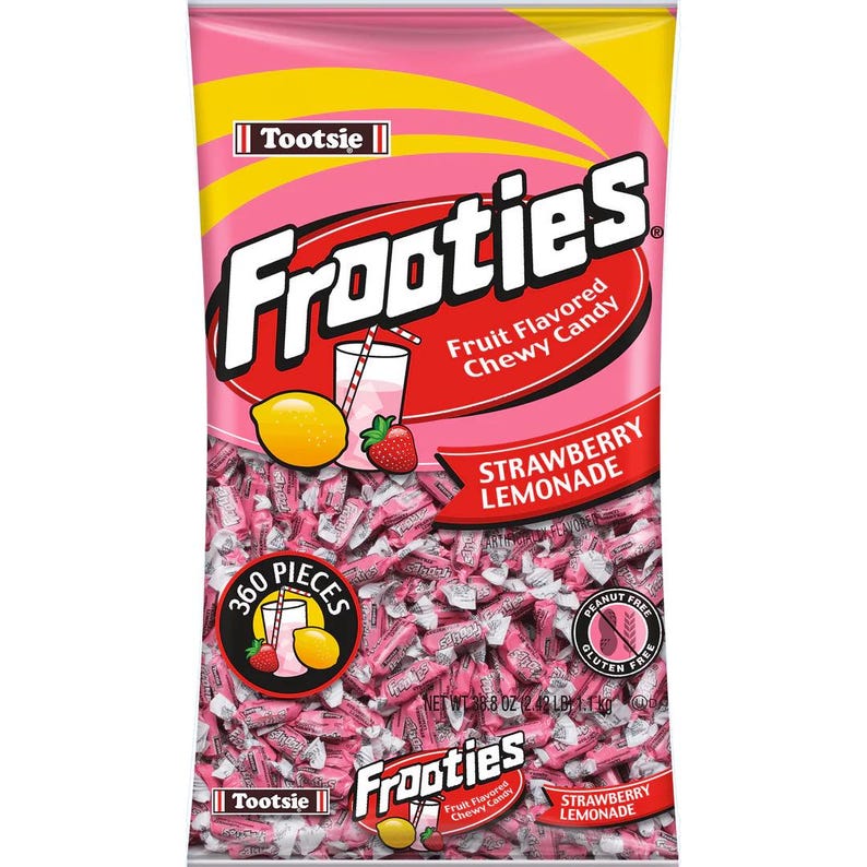 Tootsie Frooties 360ct - Assorted Fruit Flavors Chewy Candy - Bulk Bag ...