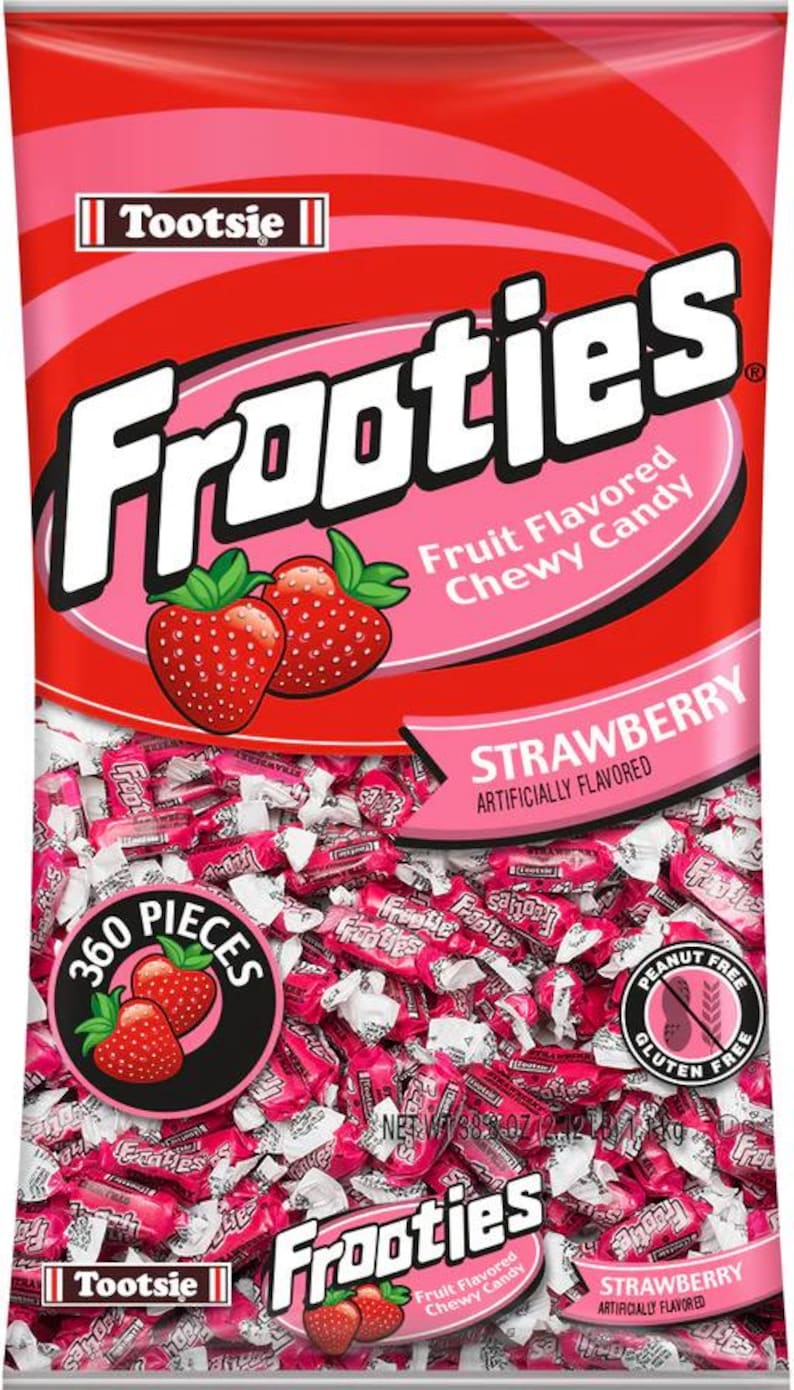 Tootsie Frooties 360ct - Assorted Fruit Flavors Chewy Candy - Bulk Bag ...