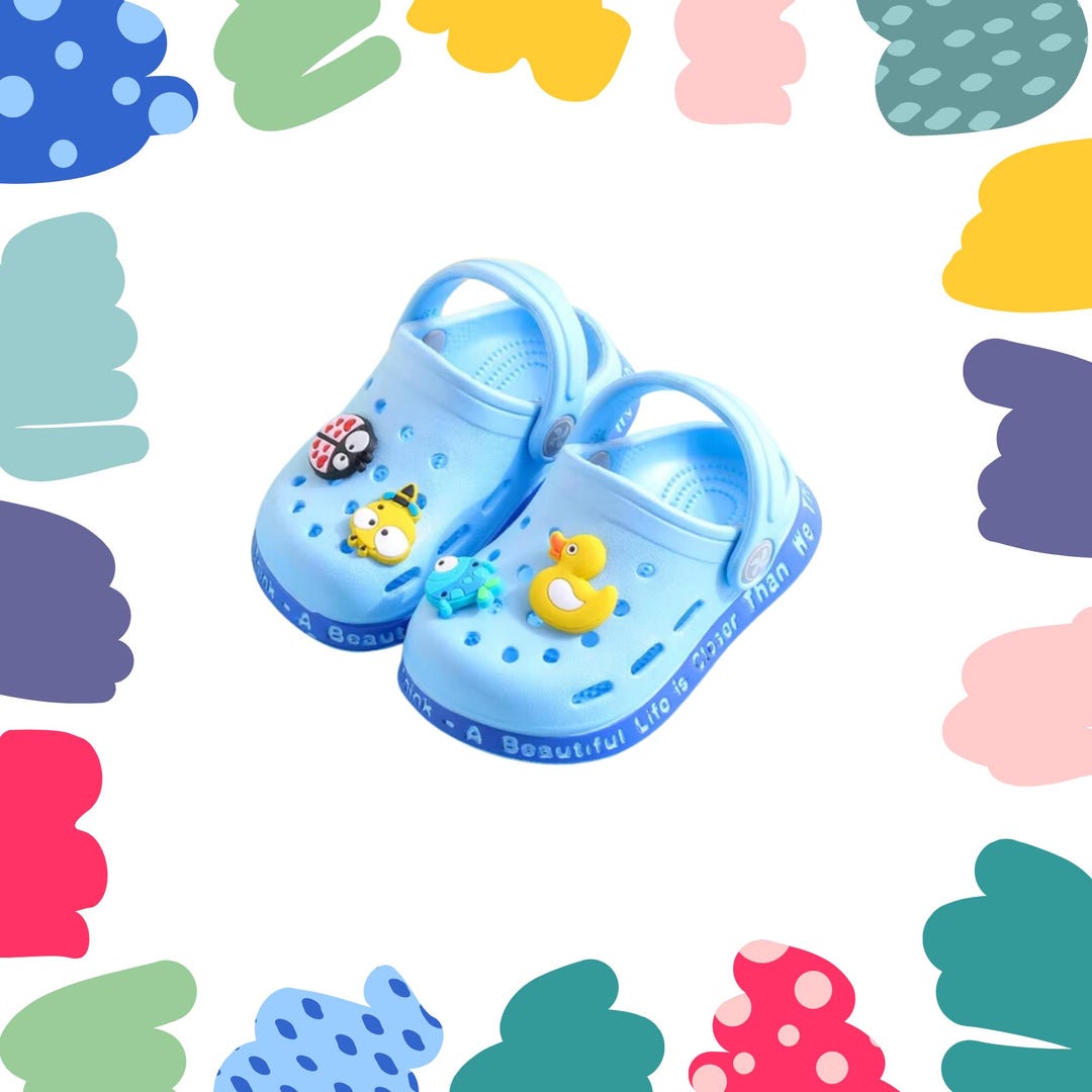 Baby Croc-style Multicolor Summer Shoes Boys Girls, Summer Sandals With ...