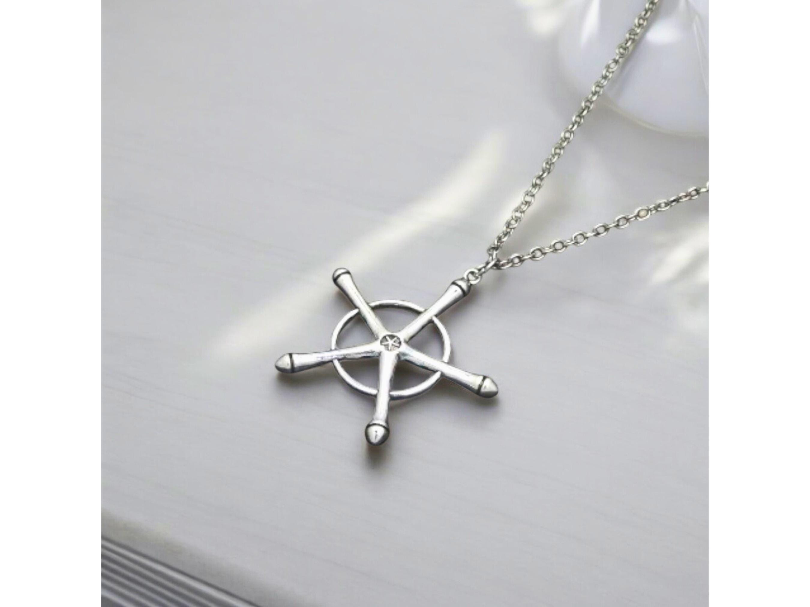Bleach Quincy Ishida Uryuu Necklace, Ginrei Gojiaku Amulet Necklace ...