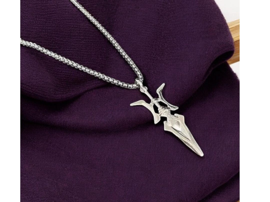 Misa Amane Necklace, Halberd Pendant Necklace, Anime Cosplay Necklace ...