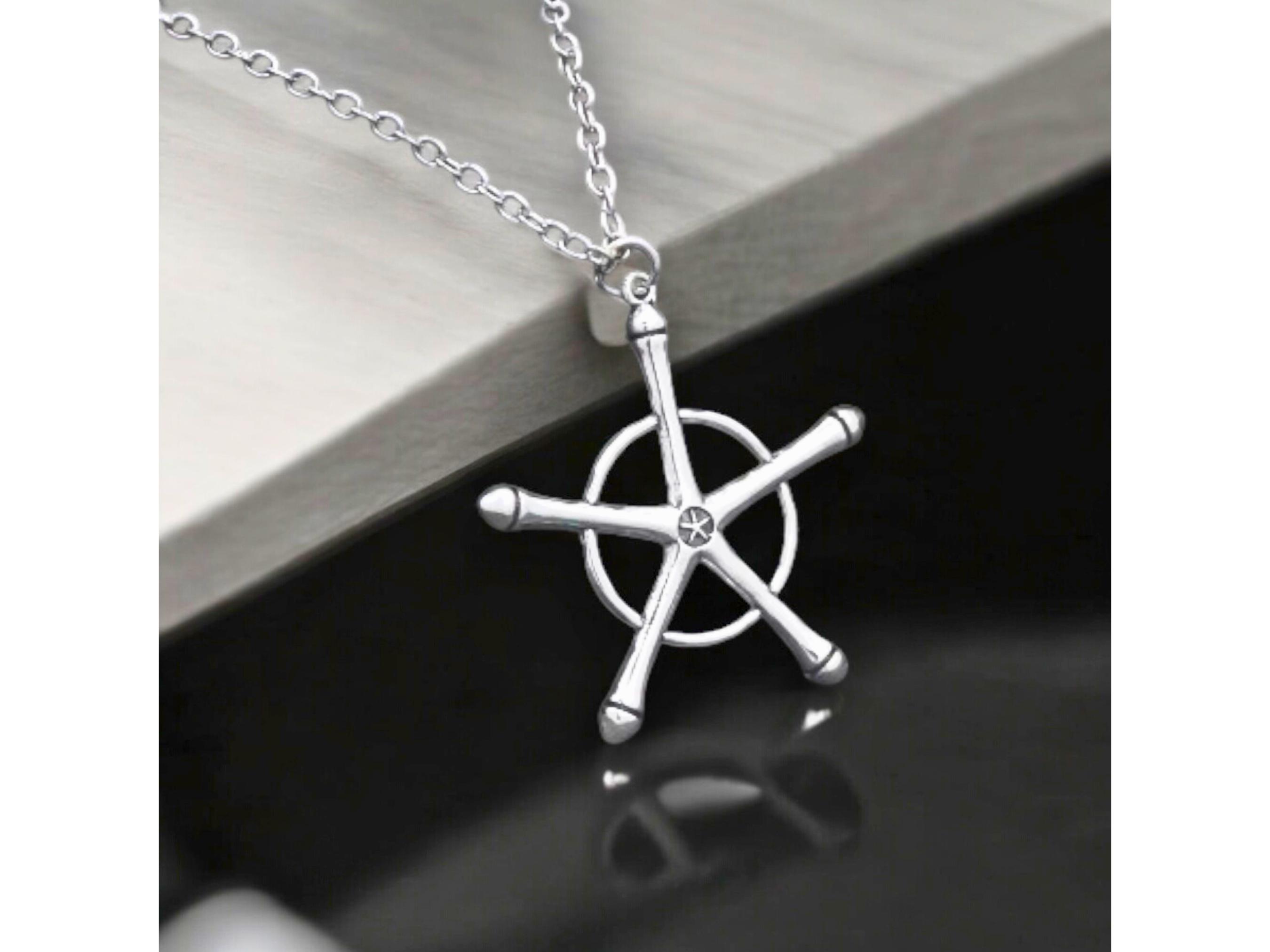 Bleach Quincy Ishida Uryuu Necklace, Ginrei Gojiaku Amulet Necklace ...