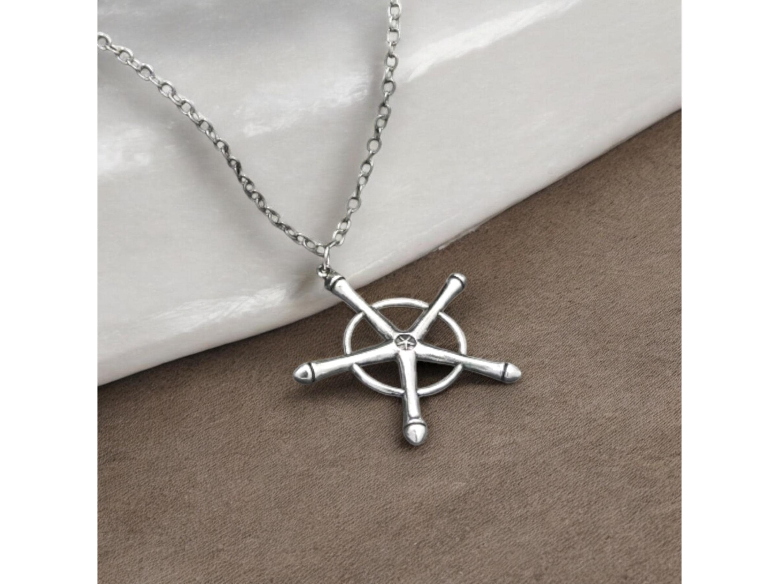 Bleach Quincy Ishida Uryuu Necklace, Ginrei Gojiaku Amulet Necklace ...