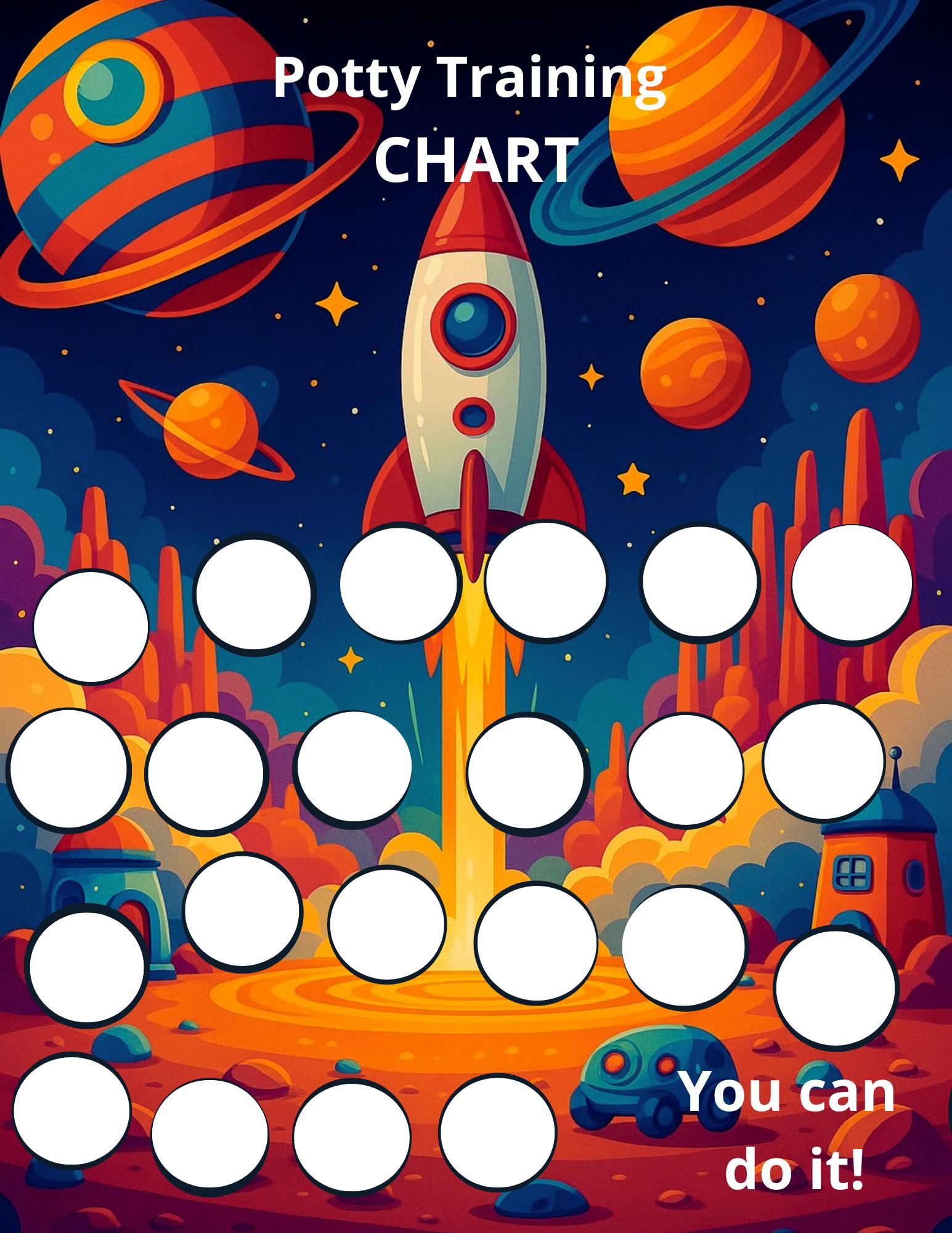 Printable Reward Chart, Potty Training Chart for Boys - Etsy UK