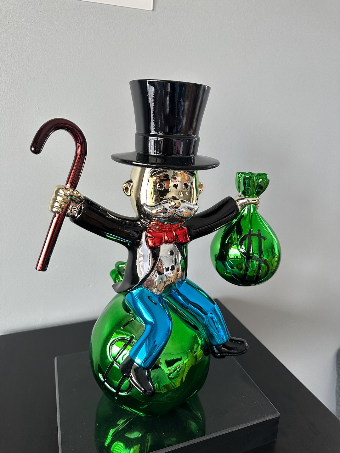 Monopoly Man Sculpture, Mr Monops, Monopoly Art, Luxury Home Decor ...