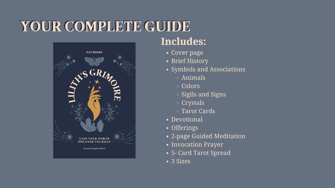 The Persephone Grimoire Book, Printable, A Guide to Working With the ...