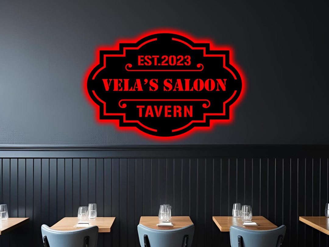 Custom Tavern Wood Wall Sign, Custom Wood Art, Vintage Bar Wall Decor ...