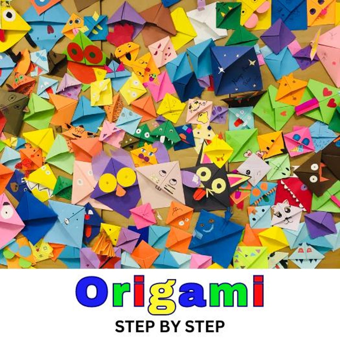 Simple Origami Step by Step for Kids - Etsy