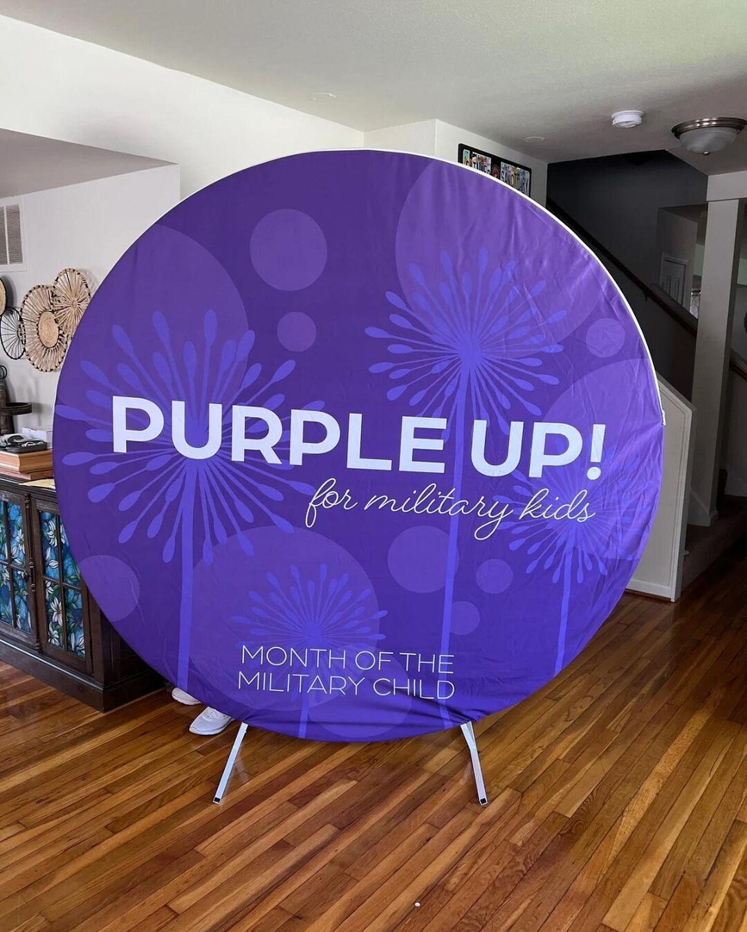 Personalized Round Backdrop – Business, Brands, Event Decor, Photo ...