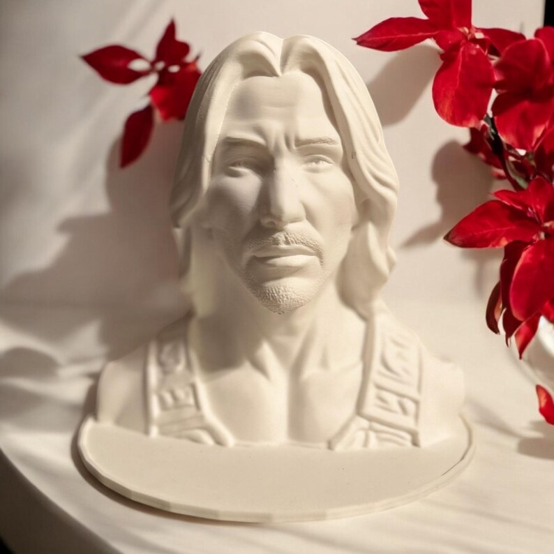 Keanu Reeves Headbust Headphone Holder - Cyberpunk Johnny Silverhand ...