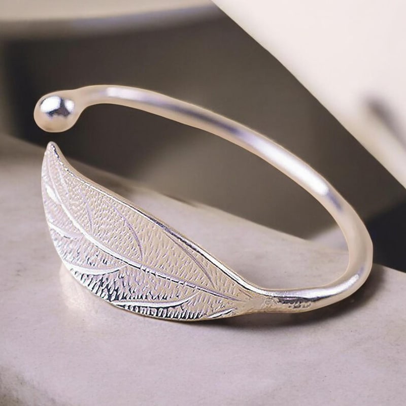 Leaf Arm Cuff - Etsy