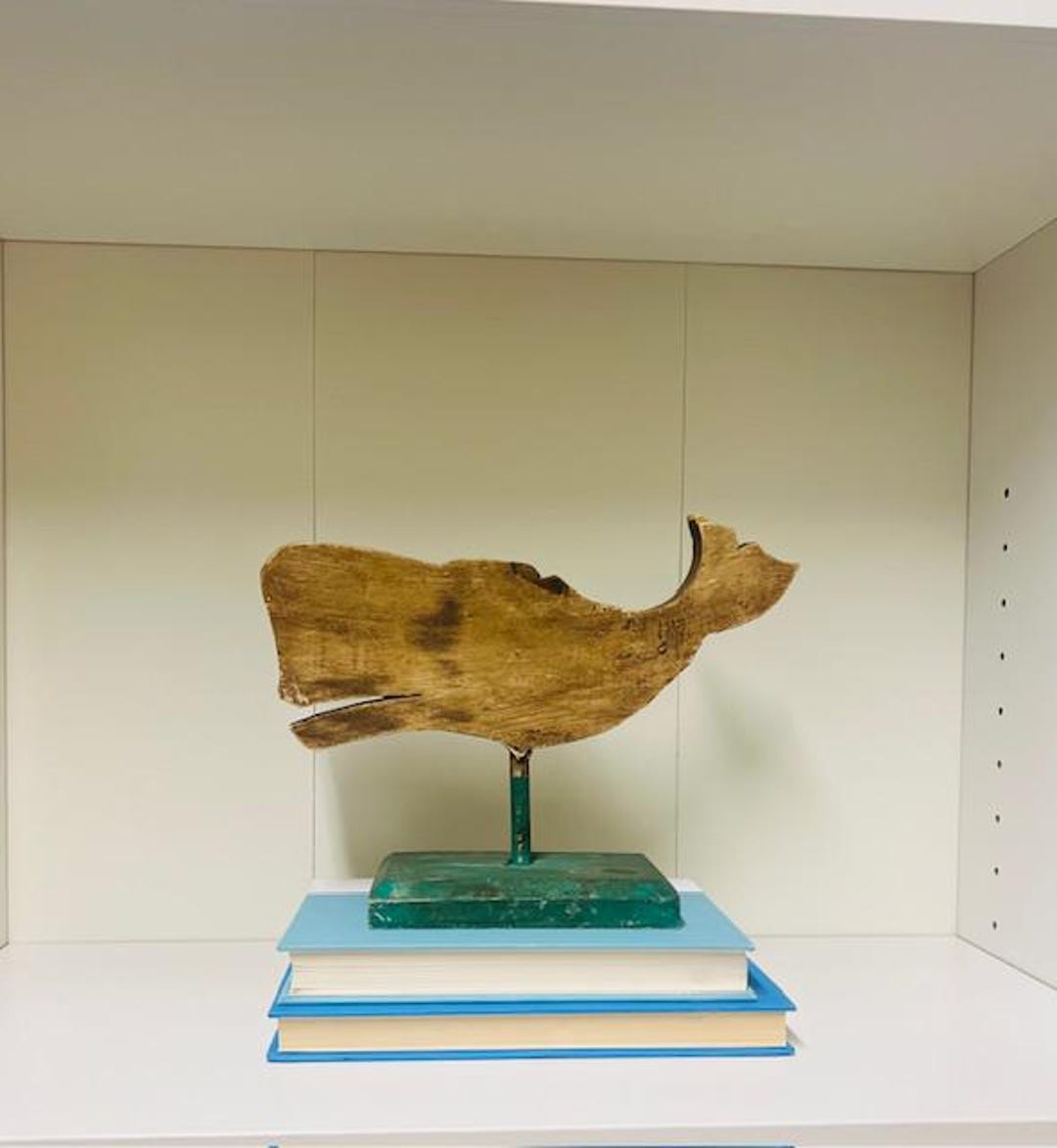 Wooden Whale, Nautical, Beach, Home Decor, Shelf, Bookcase, Vintage, - Etsy