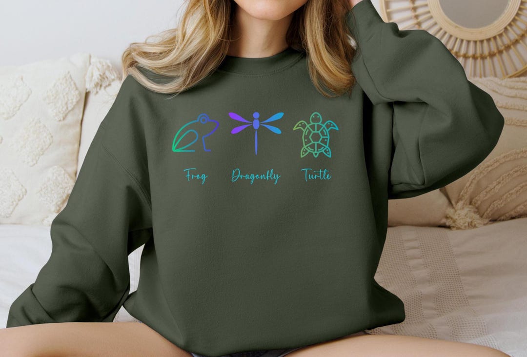 Neon Colored Subtle F*ck Donald Trump Sweatshirt, Neon Frog Dragonfly ...