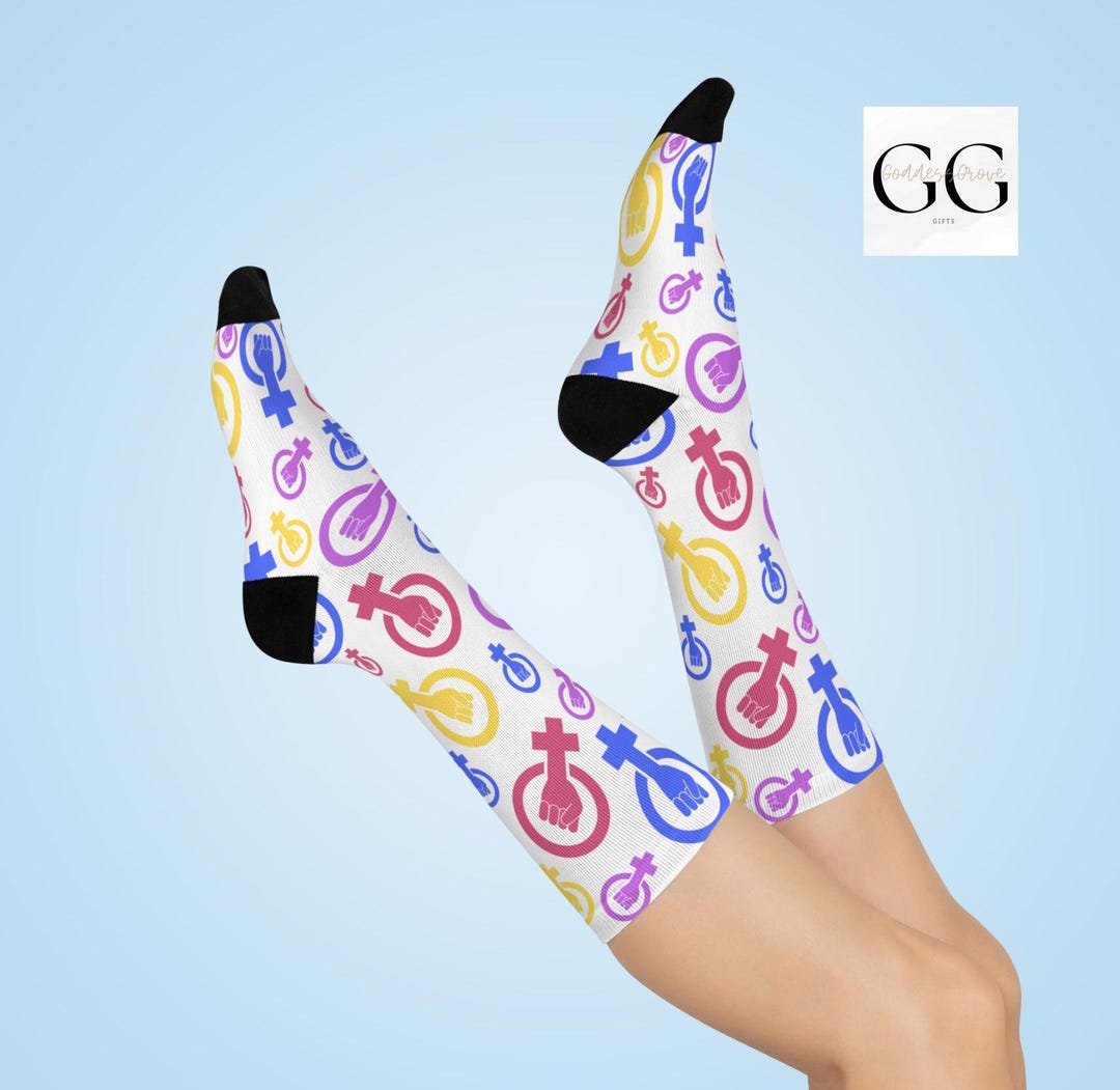 Female Symbol of Solidarity Socks, Womens Rights Gift, Reproductive ...