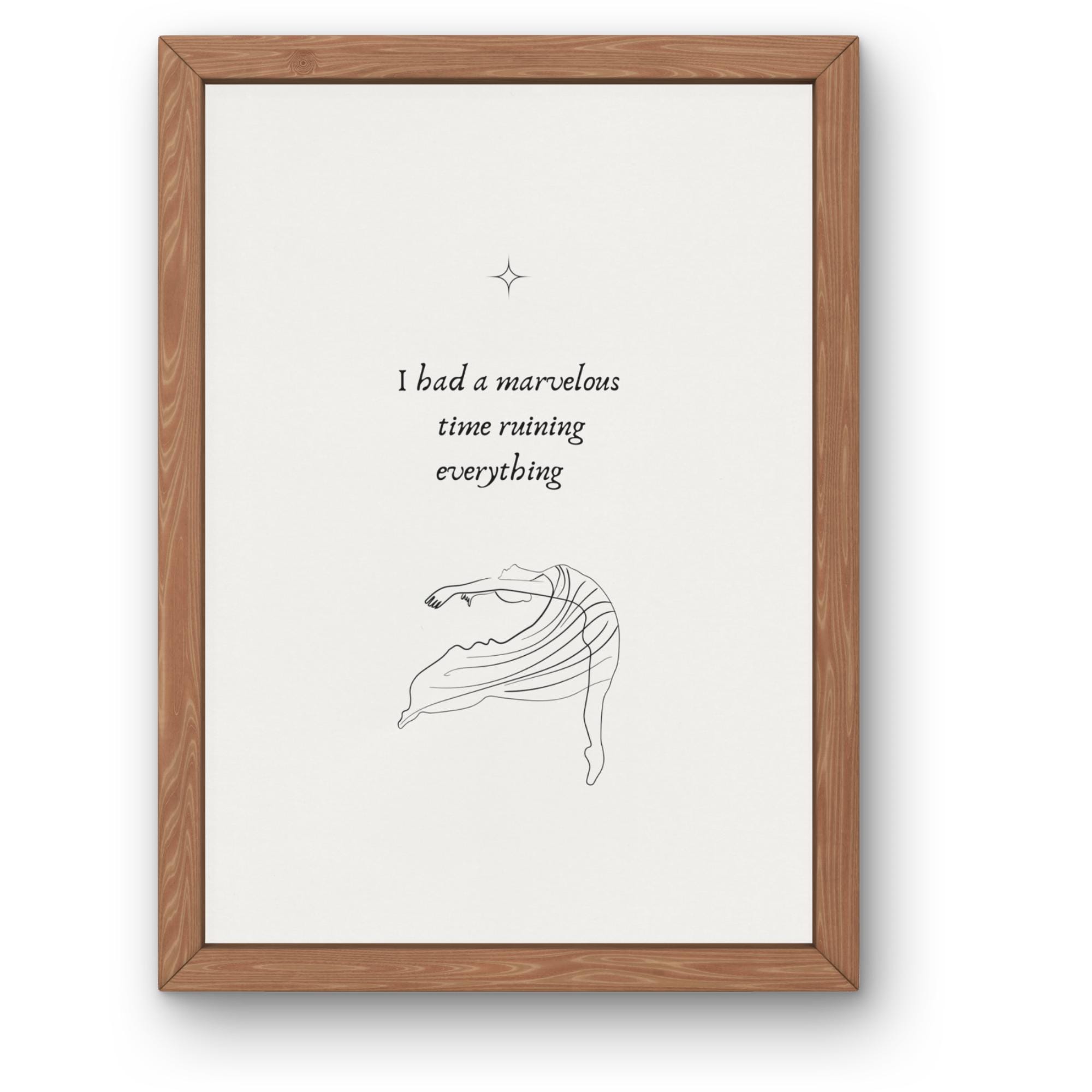 Taylor Swift Art Print the Last Great American Dynasty, Folklore ...