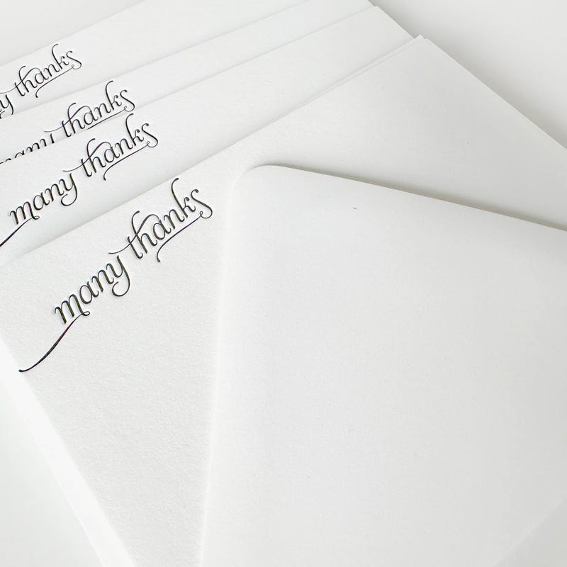 Many Thanks - Etsy