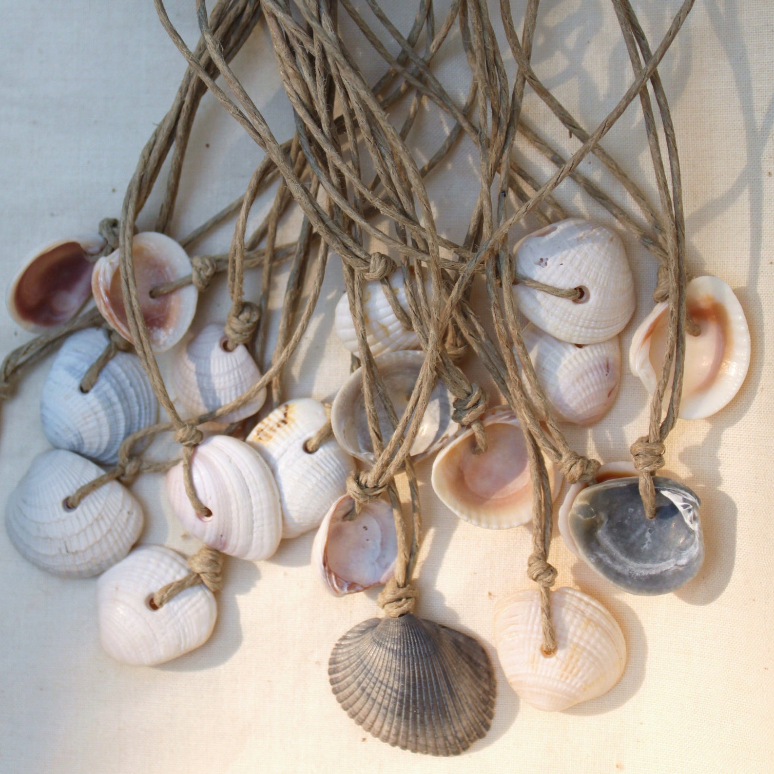 Simple Shell on Hemp Necklace Mystery Box - Etsy