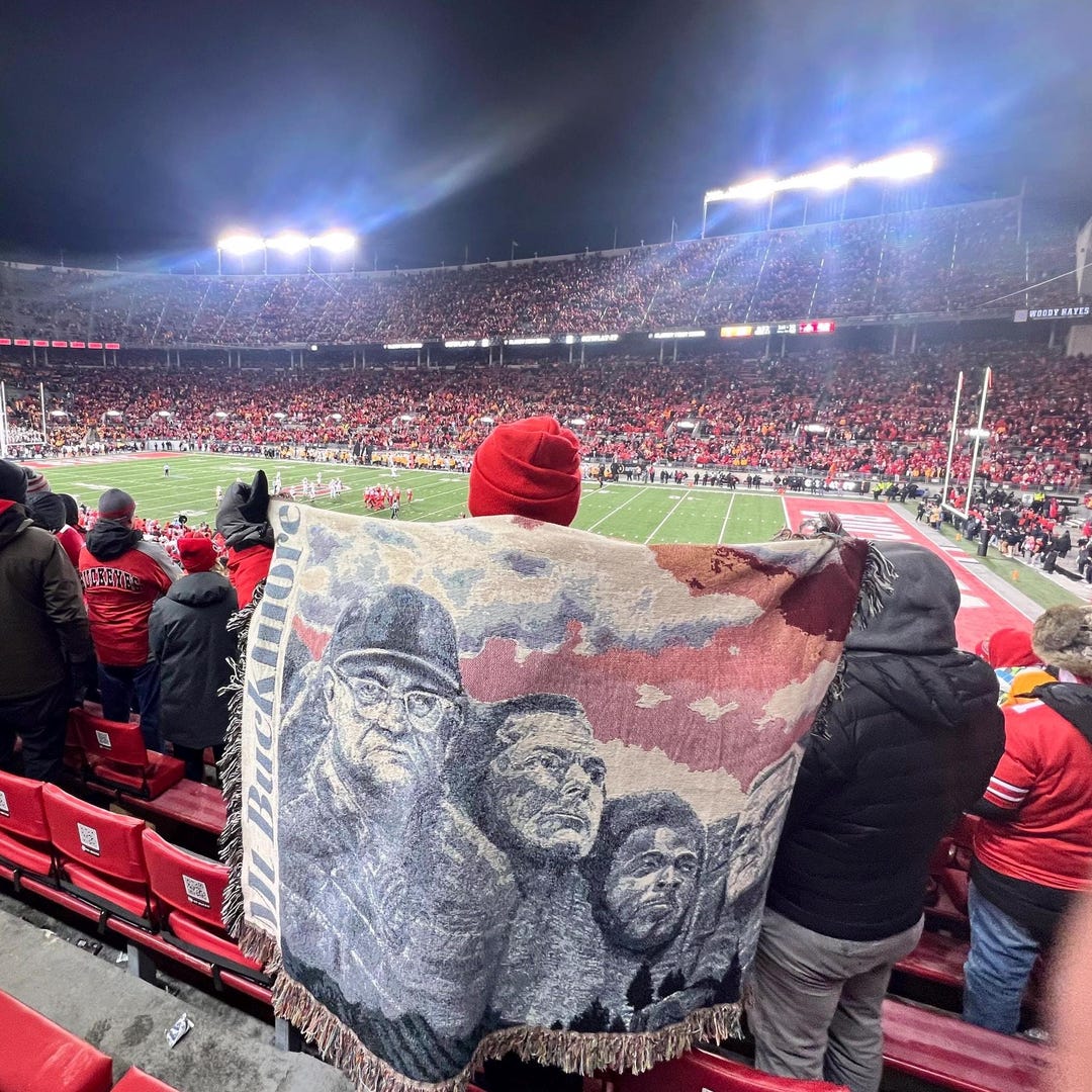 OSU - Mt Buckmore Woven Blanket - Etsy