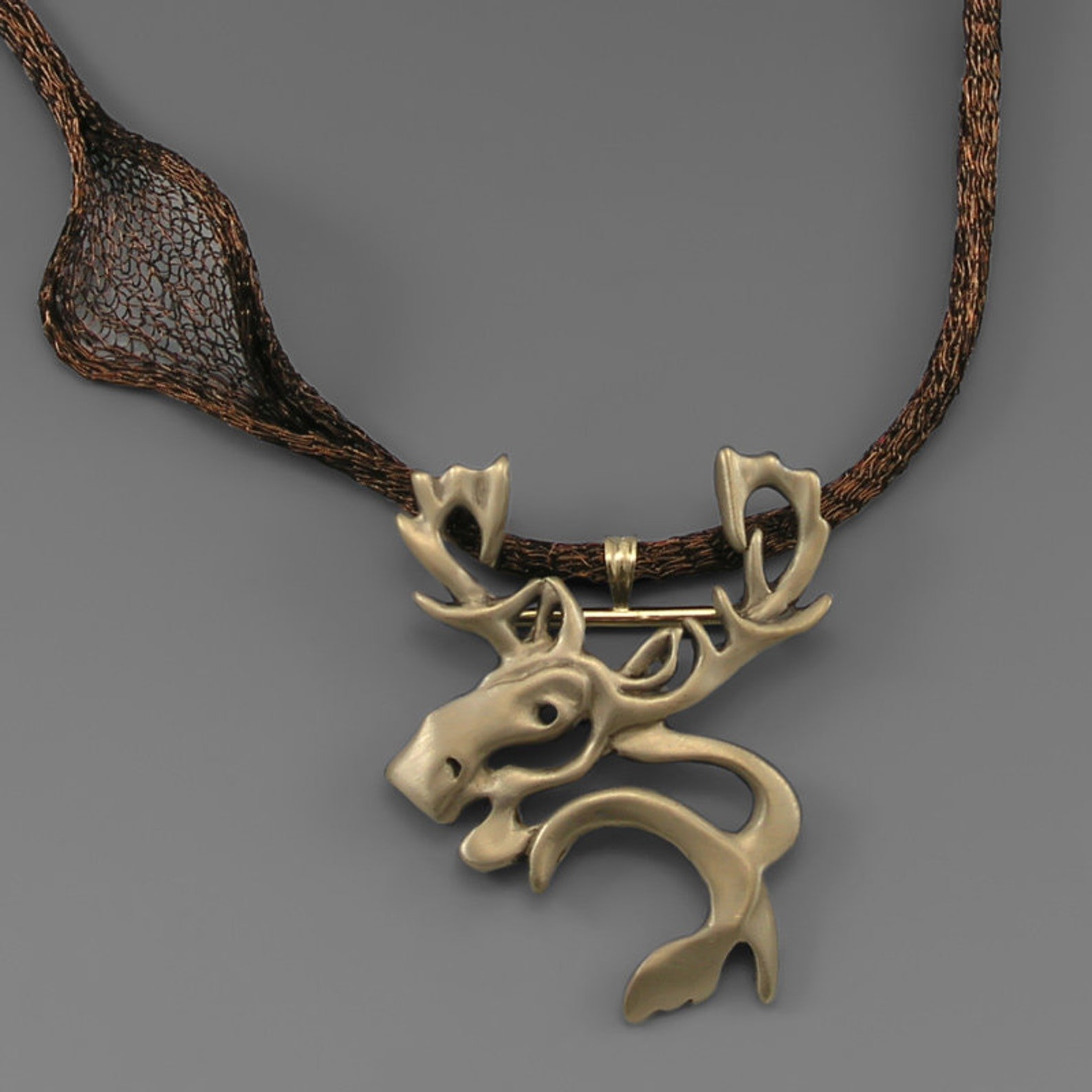 Moose Pin Bronze Moose Spirit Pin Bronze Jewelry Alaskan | Etsy