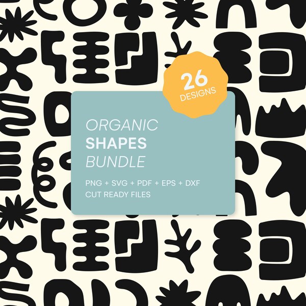 Organic Shapes - Etsy