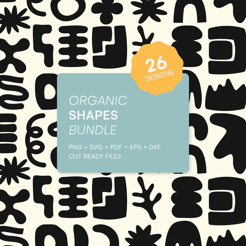 Organic Shapes - Etsy