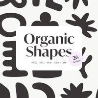 Modern Liquid Shapes SVG, Organic Shape Bundle, Abstract Shape Vector ...