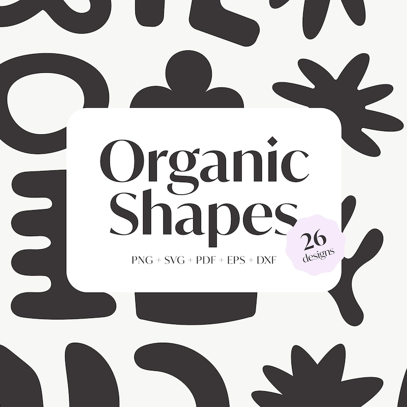 Organic Shapes - Etsy