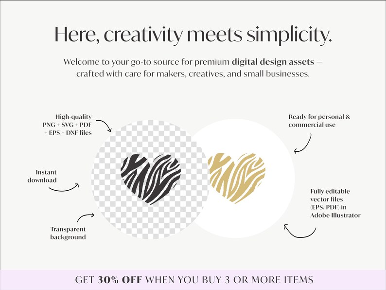 Zebra Heart SVG, Wild Animal SVG, Heart Shape SVG, Cricut Projects - Etsy