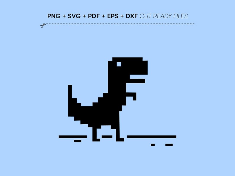 Pixel Art Dinosaur Svg, Dinosaur Pixel Art Sticker, Cricut Svg File ...