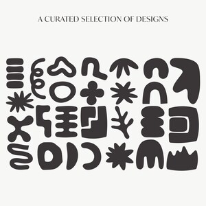 Organic Shapes SVG, Modern Liquid Shapes, Abstract Shape Vector, Cricut ...