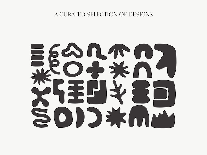 Organic Shapes SVG, Modern Liquid Shapes, Abstract Shape Vector, Cricut ...