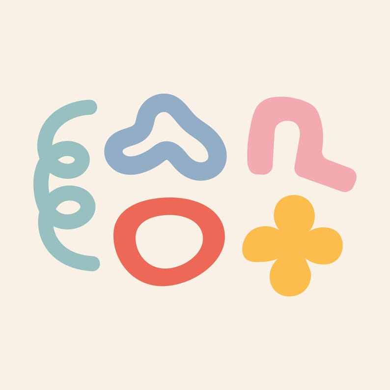 Organic Shapes Svg Bundle, Shapes Svg, Liquid Shapes, Cricut Svg File ...