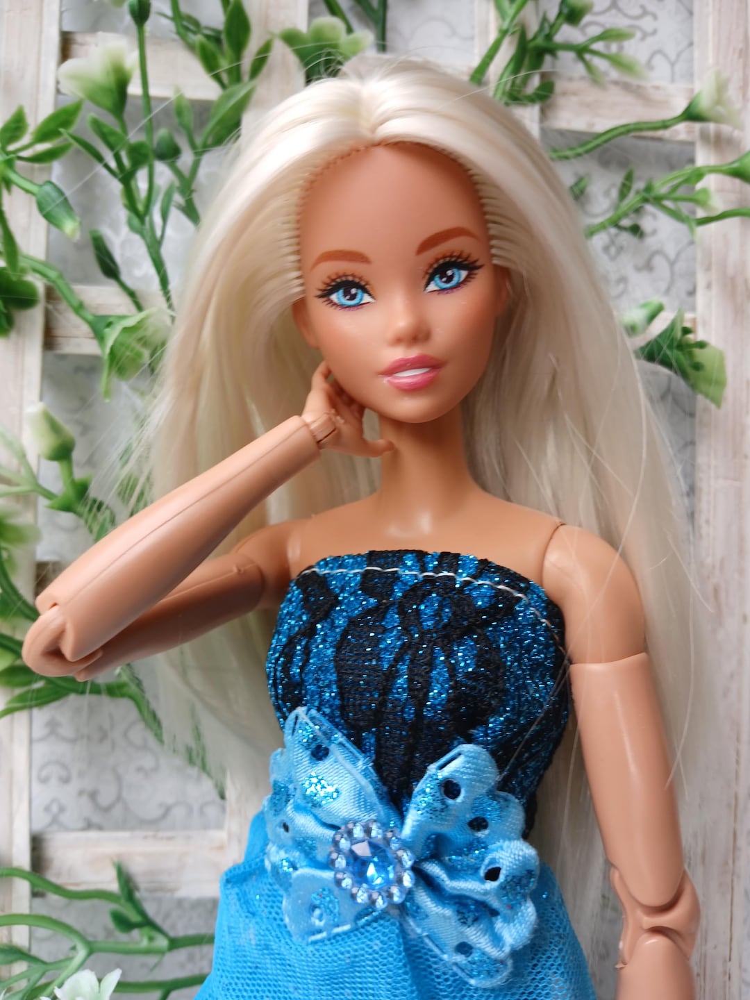 Barbie Ooak Articulated Doll; Odile Face Mold on Standard Made to Move ...